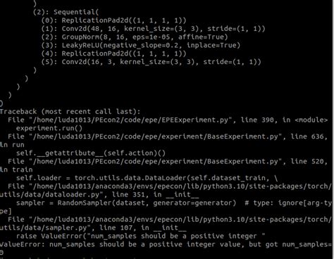 Error Training Num Samples Issue Isl Org PhotorealismEnhancement GitHub