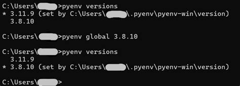 windowsにpyenvを導入する。（pyenv win） u man lab