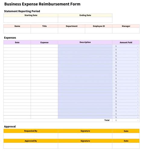 13 Free Expense Report Templates Excel Word And Pdf