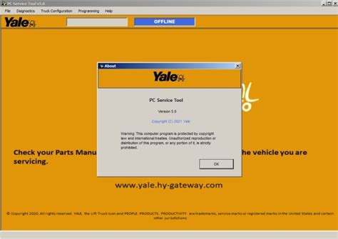 Hyster Yale Pc Service Tool V50 092022 Diagnostic Program Combo How To Install Setting Guide