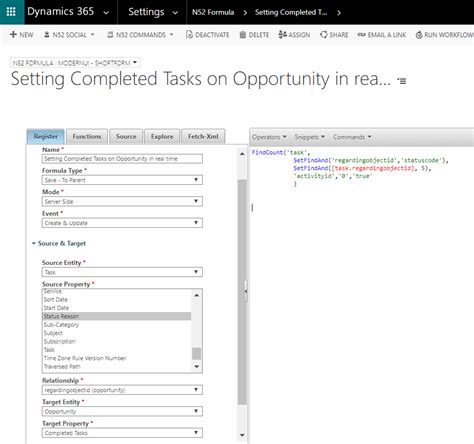 XRM Formula Setting Completed Tasks On An Opportunity In Real