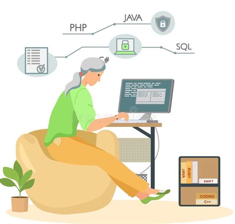 Programmer Engineering And Coding Programmer Working On Web