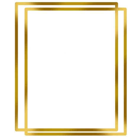 Gold Lines Border 23235715 Png