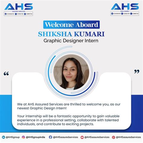 Ahs Digi Guru On Linkedin Welcomeaboard Newbeginnings Graphicdesigner Newteammember Talent