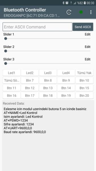 Arduino ile Bluetooth Modül Kullanımı Elektrolog