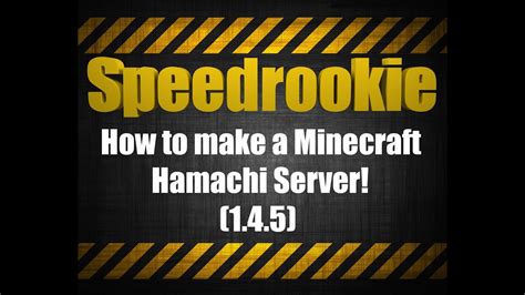 How To Make A Minecraft Hamachi Server YouTube