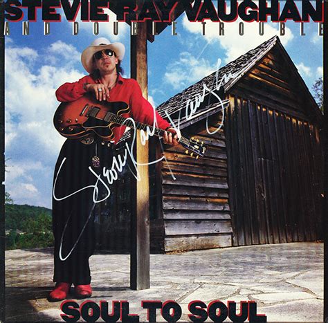 Stevie Ray Vaughan Album Autographed Collectible