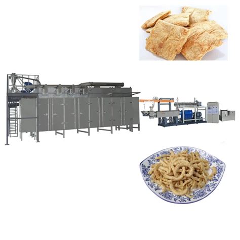 Industrial Tvp Soya Protein Processing Plant Soyabean Meat Extruder