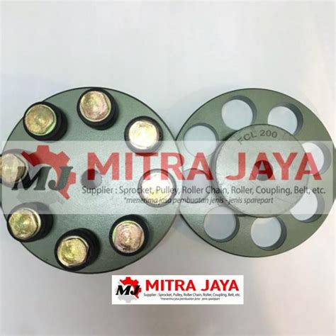 Jual Couple Flexible Coupling Fcl 200 Kopling Fcl Shopee Indonesia