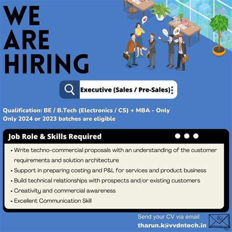 Tharun Kumarraj On Linkedin Vvdn Hiring Careeropportunities Presales Sales Manesar Delhincr