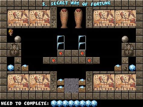 Software Crystal Cave Classic Puzzle Game Collect All Crystals From