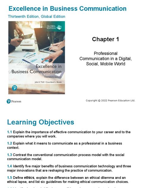 Excellence In Business Communication Thirteenth Edition Global