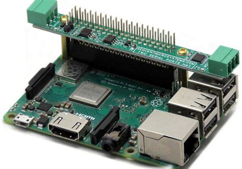 Two Serial Ports Rs485 Rs232 Stackable Hat For Raspberry Pi Zero To 5