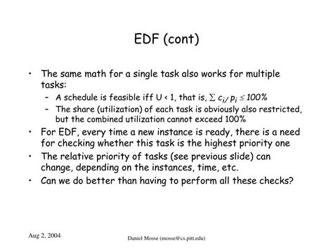 Ppt Real Time Scheduling Edf And Rm Powerpoint Presentation Free Download Id 3145175