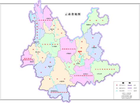 云南省地图 地图集