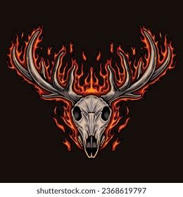Scary Deer Over 1 210 Royalty Free Licensable Stock Illustrations