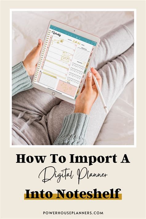 2 easy ways to import a digital planner to noteshelf