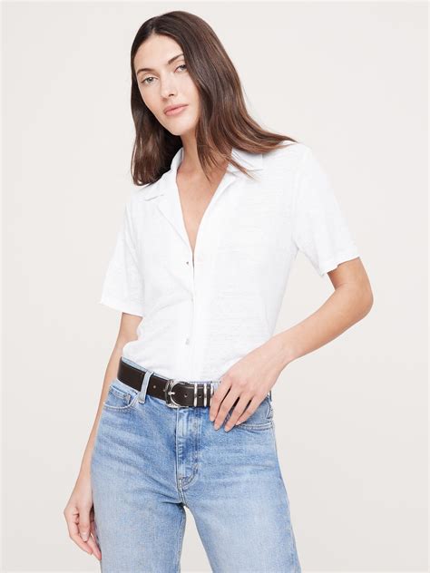 Linen Resort Shirt Banana Republic