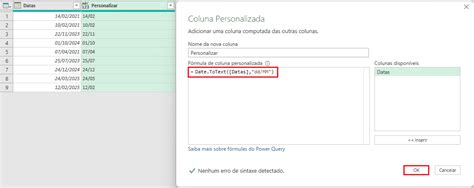 como formatar datas no power query guia do excel
