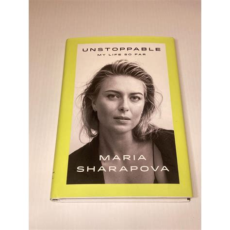 Signed Maria Sharapova Book Unstoppable My Life So Depop
