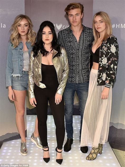 Lucky Blue Smith Hits The Runway And Stage For Handm Event Daily Mail