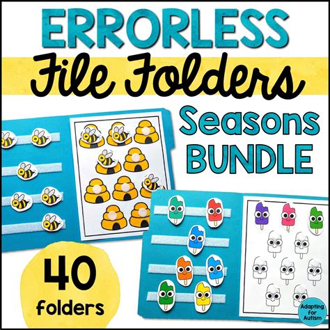 Errorless Winter File Folder Activities Artofit