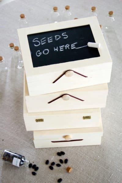 Seed Storage DIY Box Kits For Storing Vegetable Seeds