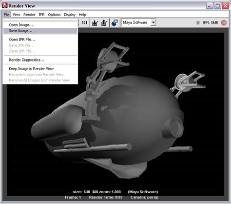 Maya Render View Posalessons
