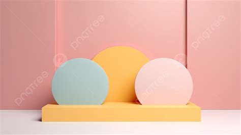 Sleek Geometric Stage With Minimalist Design Contemporary Art Display