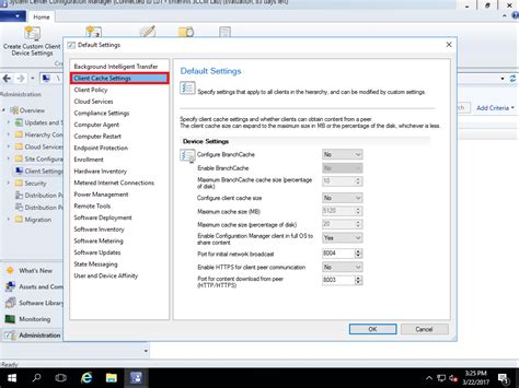 Understanding Configuration Manager Client Settings