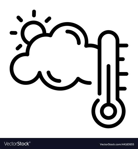 Hot Day Royalty Free Vector Image Vectorstock