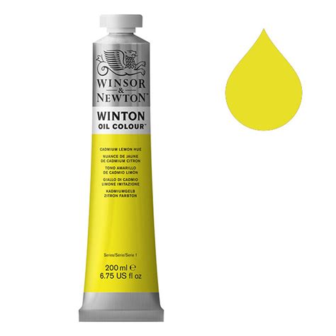 Winsor And Newton Winton Olieverf 087 Cadmium Lemon Hue 200ml 123inktnl