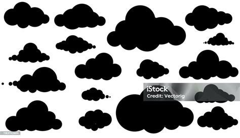 Siluet Awan Ilustrasi Stok Unduh Gambar Sekarang Awan Langit