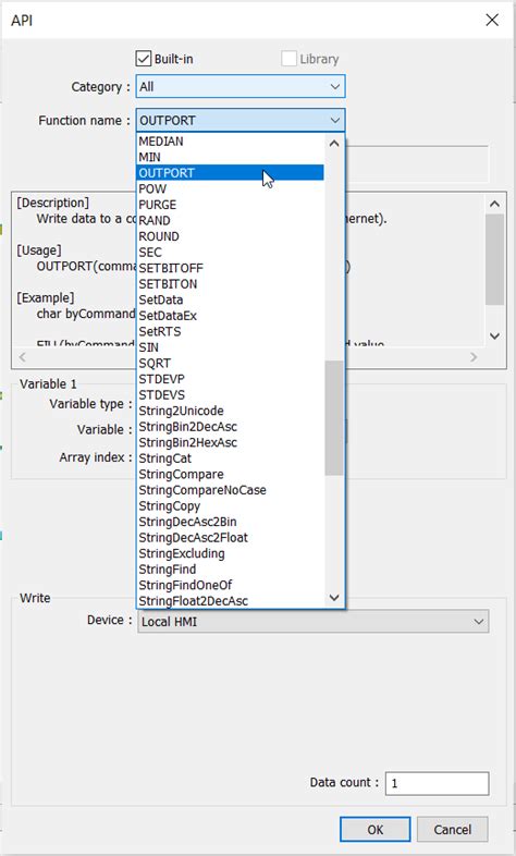 how to send or receive data using the free protocol driver staff