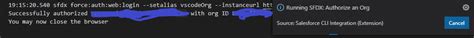 Sfdx Commands Keep Running When Executed · Issue 2401