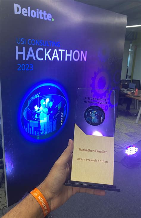 Akash Kothari On Linkedin Hackathon Deloitteusi Awsservices