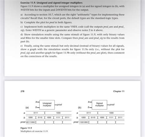 Solved Exercise 119 Unsigned And Signed Integer
