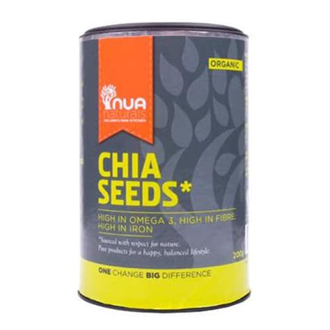 Nua Naturals Chia Seeds Bodyfirst Nutrition