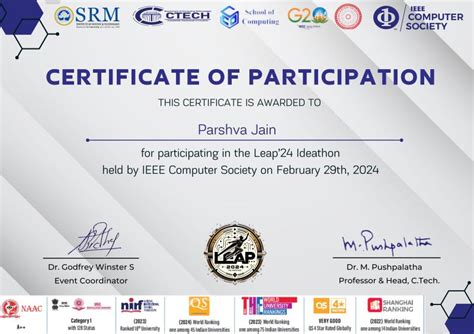 Parshva Jain On Linkedin Innovation Ideathon Hackathon Ieee Aiandml Achievementunlocked