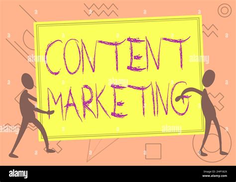 Sign Displaying Content Marketing Word Written On Involves Creation And Sharing Of Online