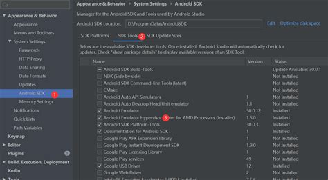 Amd Processor Android Studio Sdk Manager Dishpaas