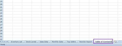 How To Create A Dynamic Table Of Contents In Excel Guiding Tech