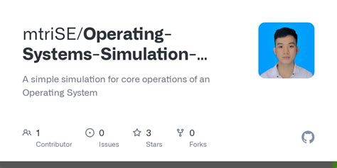 GitHub MtriSE Operating Systems Simulation HCMUT A Simple Simulation For Core Operations Of