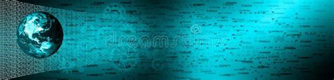 Binary Code Background Digital Abstract Technology Background Java Coding Stock Illustration