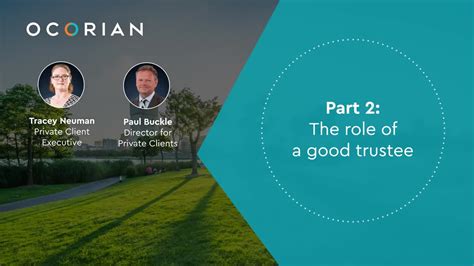 Pradeesh Sriskandarajah On Linkedin Part 2 The Role Of A Good Trustee