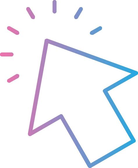 Cursor Line Gradient Icon Design 43382272 Vector Art At Vecteezy