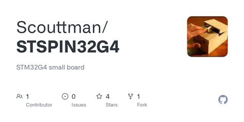 github scouttman stspin32g4 stm32g4 small board