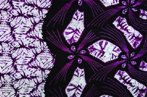 A Close Up Shot Of A Copied And Printed Adire Design Courtesy Ekanem