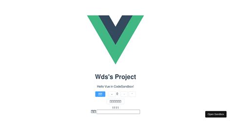 Myvue Codesandbox