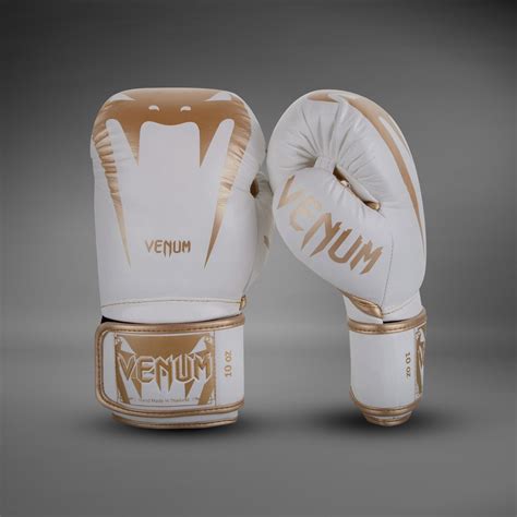 Venum Giant 30 Boxing Gloves Nappa Leather Whitegold Venum Asia